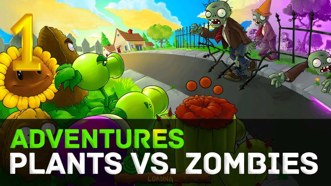 Plants vs. Zombies Adventures [Начало] #1 - YouTube