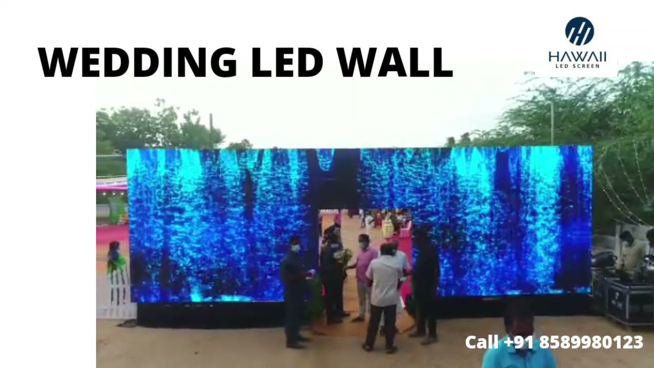 WEDDING LED WALL BY HAWAII LED SCREEN CONTACT | 85899 80123 8943 35 ...