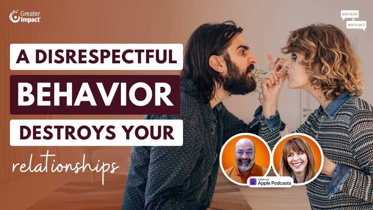How Disrespect Damages Your Relationship and How to Resolve It - YouTube