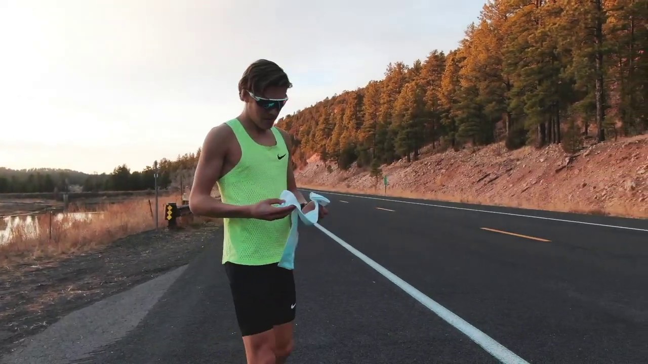 Simen Halle Haugen 8km Tempo, Lake Mary Rd. Flagstaff, Arizona November ...