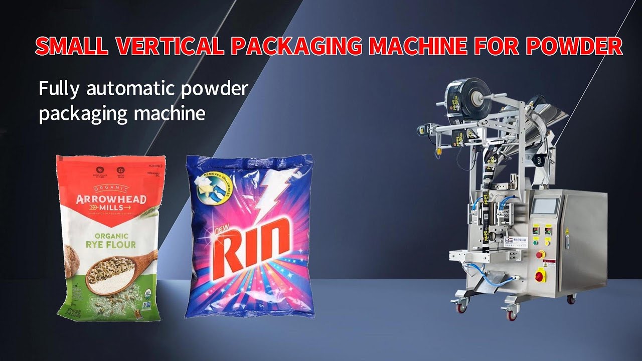 Small sachet food powder spice powder flour vertical packing amchine ...