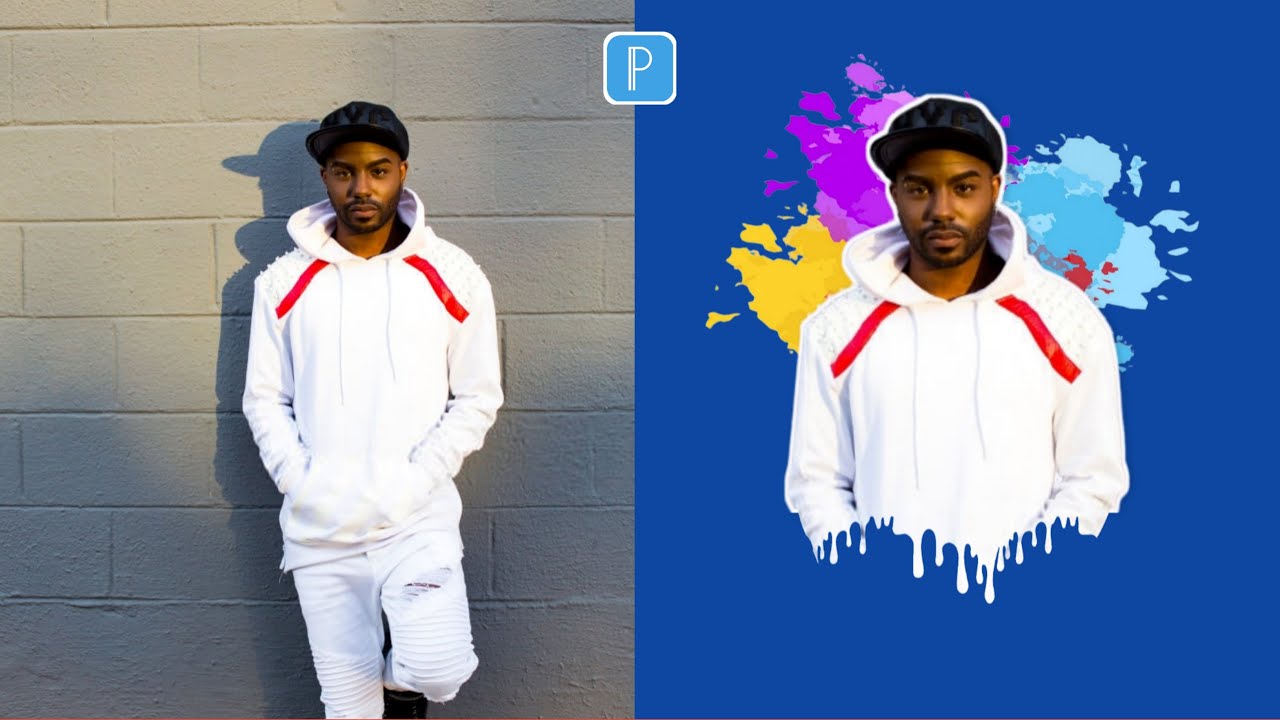 Creative Dripping Effect | Pixellab Tutorial | Splatter Effect ...