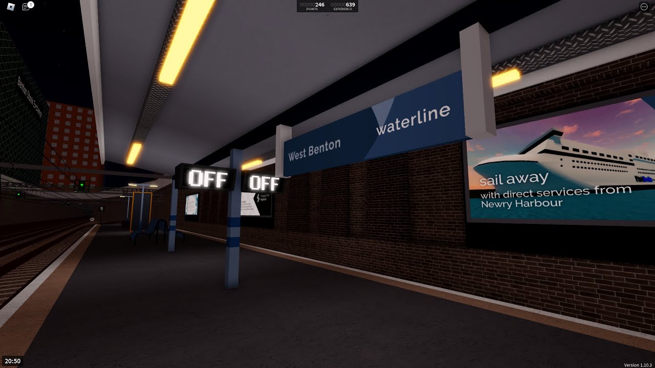 Roblox SCR Train Spotting West Benton - YouTube