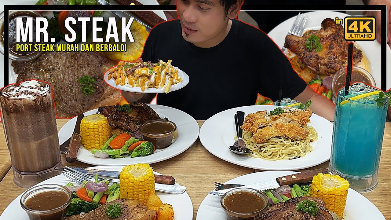 port makan STEAK MURAH & BERBALOI di MR. STEAK - YouTube