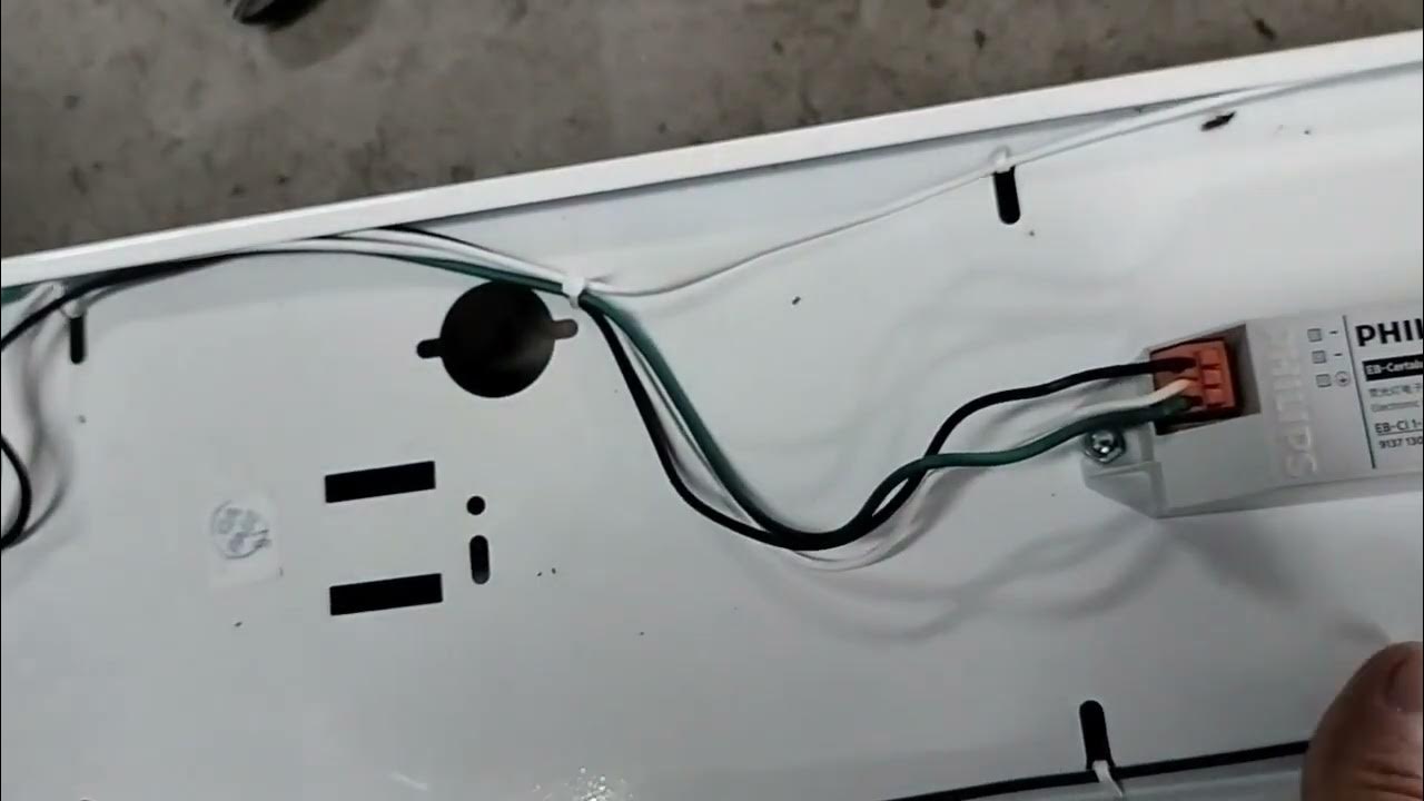 វិធីប្តូBallast(កូនជ្រូកអំពូល) How to install Ballast electronic - YouTube