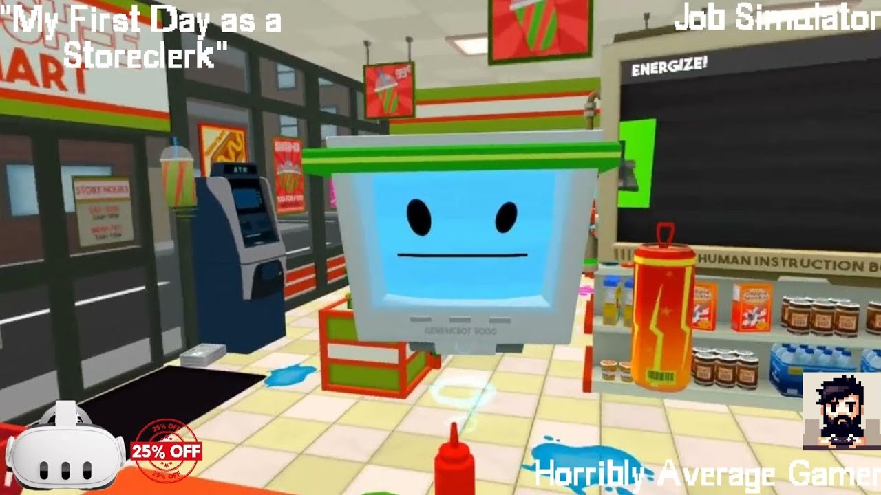 My First Day As A Store Clerk | Job Simulator (Quest 3)(VR) - YouTube