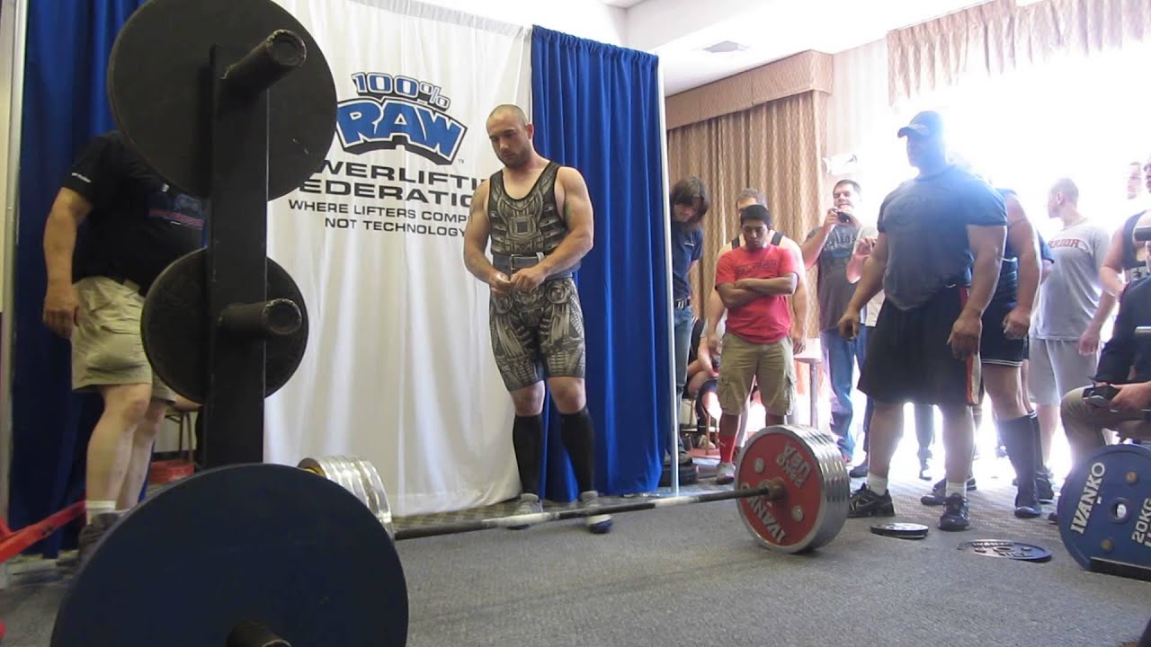 Aaron Boyd Deadlift 683 100% Raw Federation Open World Record 6-9-13 ...