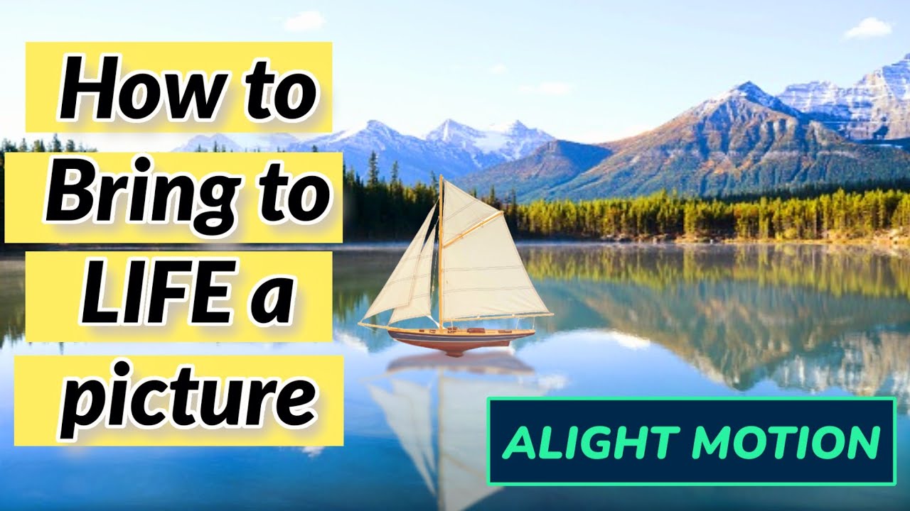Alight Motion tutorials | HOW to bring LIFE to a simple photo - YouTube