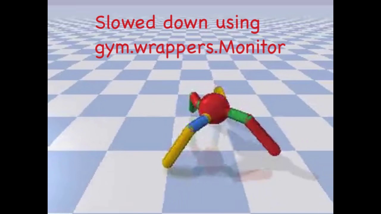 PyBullet Ant C-RA-TD3-500 - YouTube