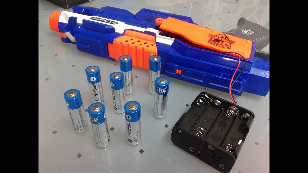(TUTORIAL) NERF Elite Stryfe mod. HD .Voltage upgraded EXTRA SUPER ...
