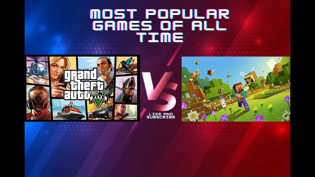GTA 5 VS Minecraft (Most Popular Games Of All Time) #gtav #minecraft # ...