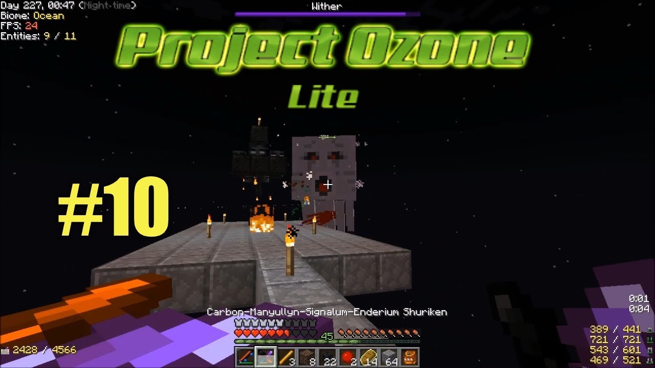 Project Ozone Lite #10 - Wither fight in the sky! (And more sifting ...