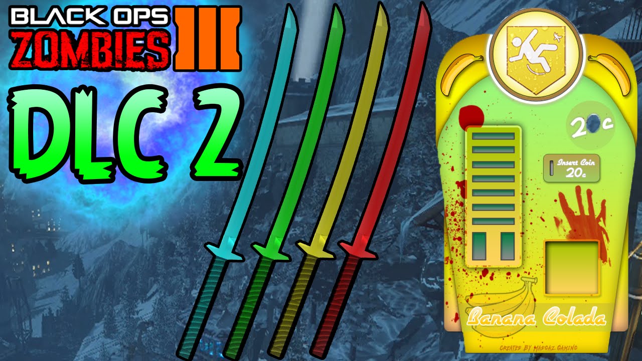Upgraded Elemental Takeo Swords? Banana Colada New Perk? Black Ops 3 ...