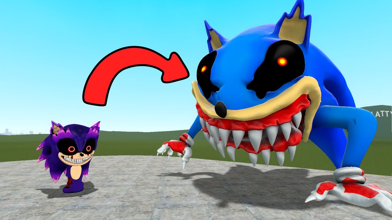 EVOLUTION OF SONIC EXE SPRUNKI In Garry's Mod!! - YouTube