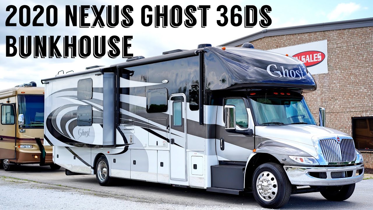 2020 Nexus Ghost 36DS Bunkhouse Super C 360HP Cummins Diesel Motorhome ...