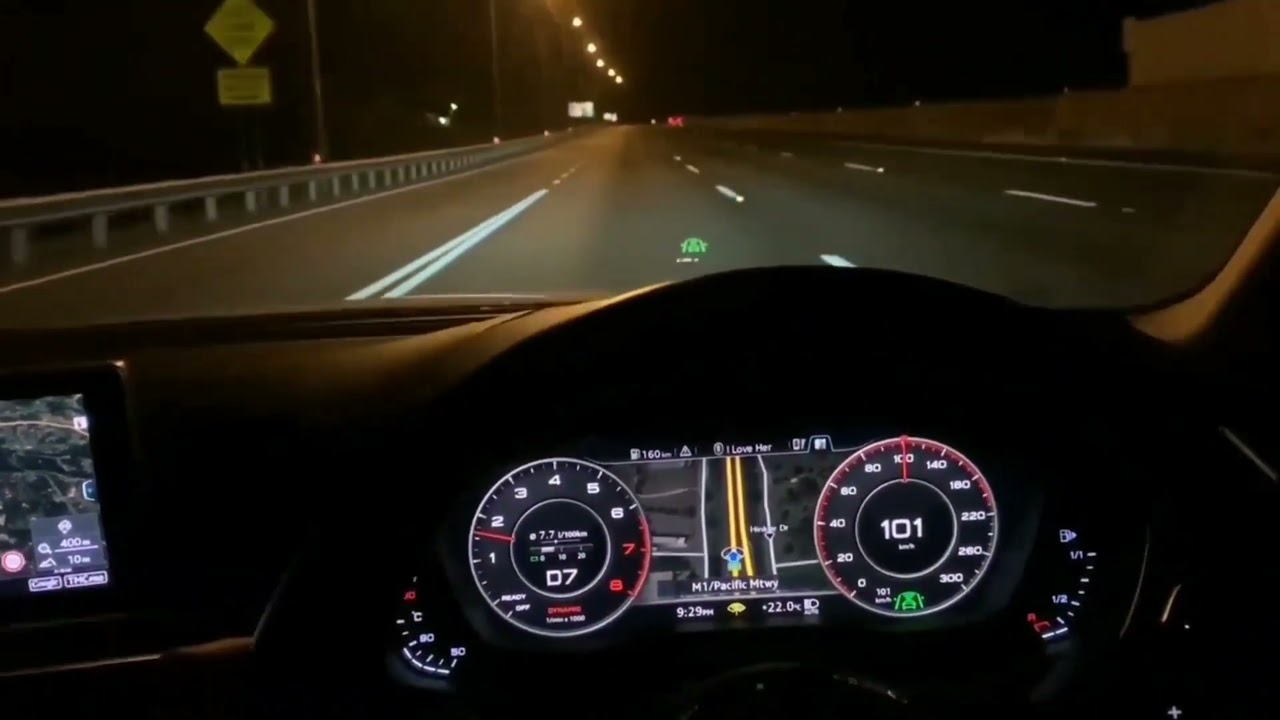 AUDI - HIGHWAY - NIGHT DRIVE - YouTube