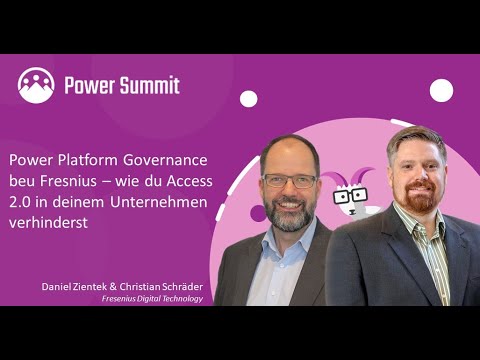 Power Platform Governance bei Fresenius | Daniel Zientek & Christian ...