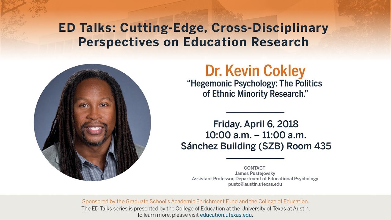 ED Talk: Kevin Cokley - YouTube