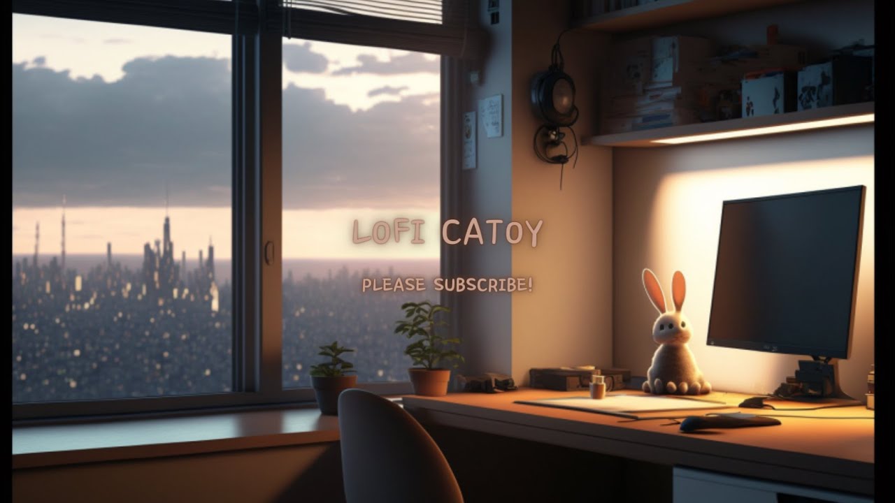 【THE TIME】LOFI CATOY BGM(1 hour) Free use for Relex Study Desk Work ...