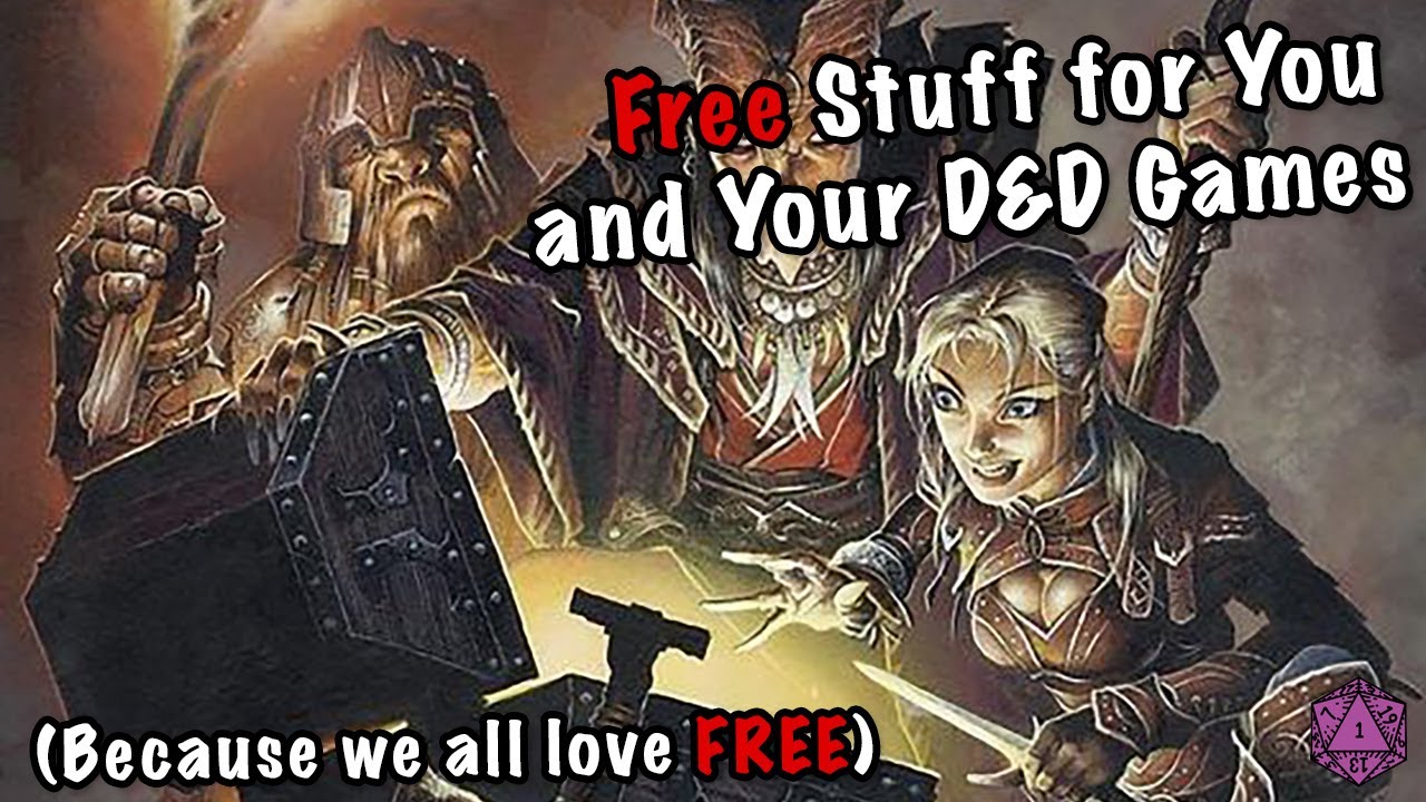 Free D&D Stuff for You and Your Game! - YouTube