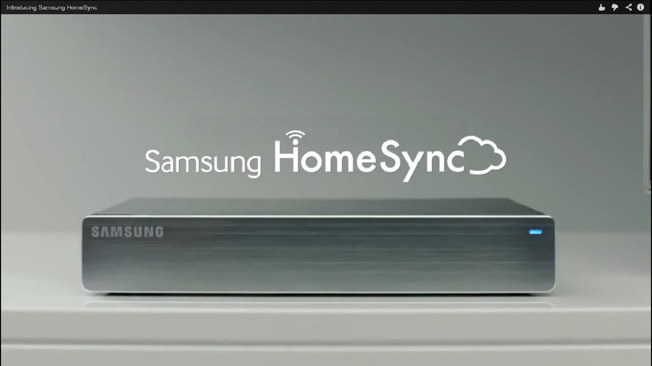 Samsung HomeSync - YouTube