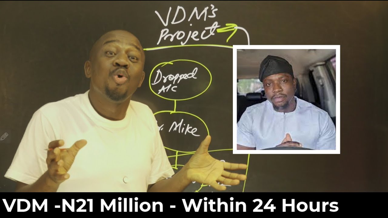 VeryDarkMan: Massive Support as VDM Received More 21 Million Naira ...