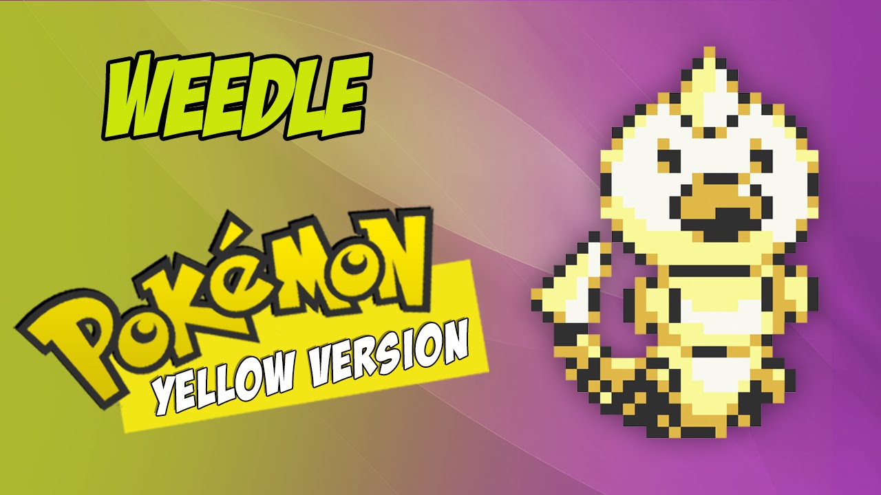 Pokemon Pixel Art - Weedle (PKMN Yellow) - YouTube