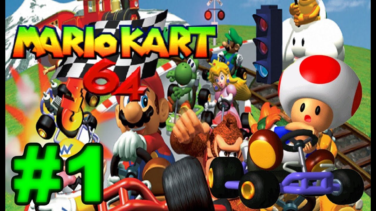 MUSHROOM CUP (TOAD) - MARIO KART 64 #01 - YouTube
