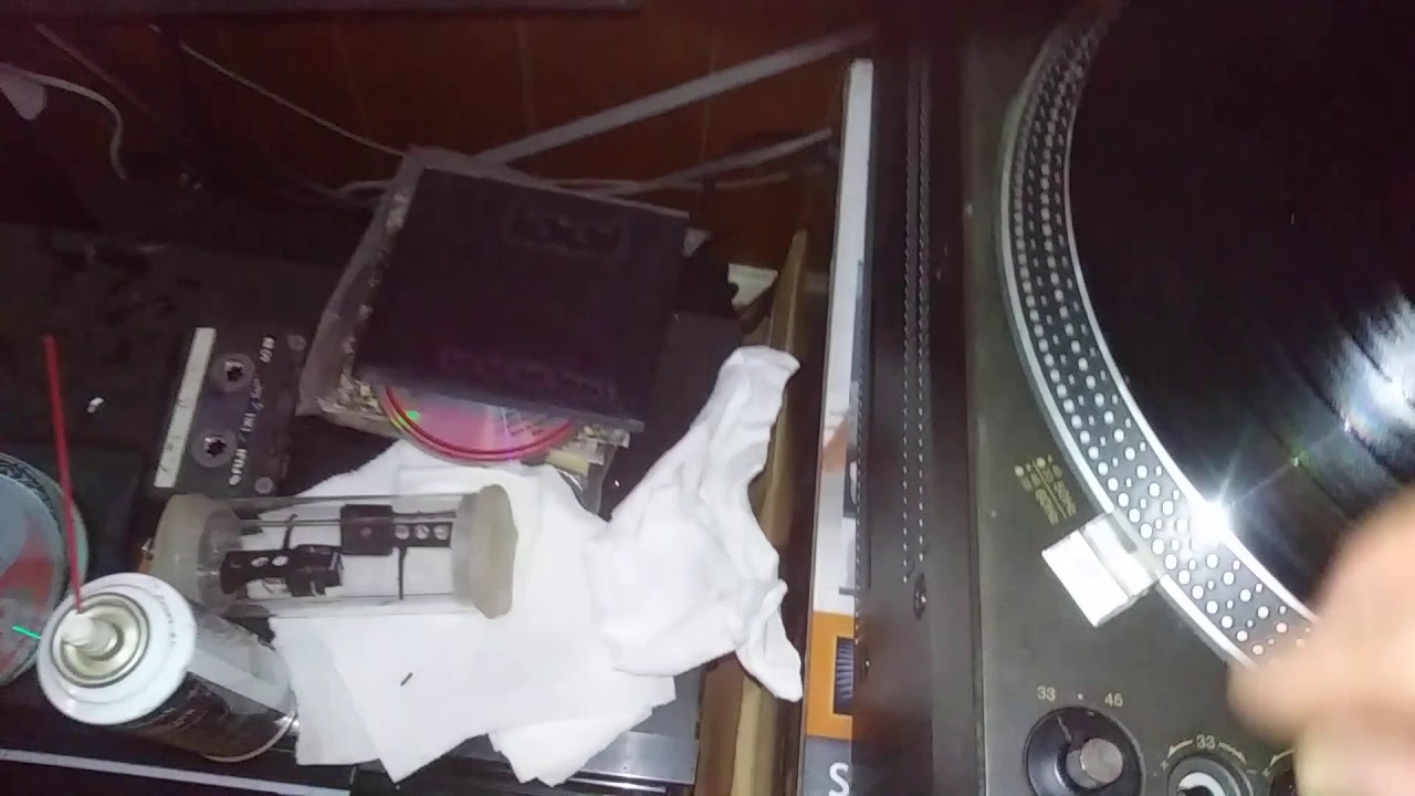 Cleaning turntable pots, speed controls - YouTube