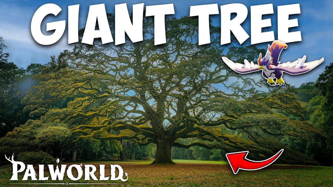 CAN I EXPLORE HUGE TREE? | PALWORLD GAMEPLAY - YouTube