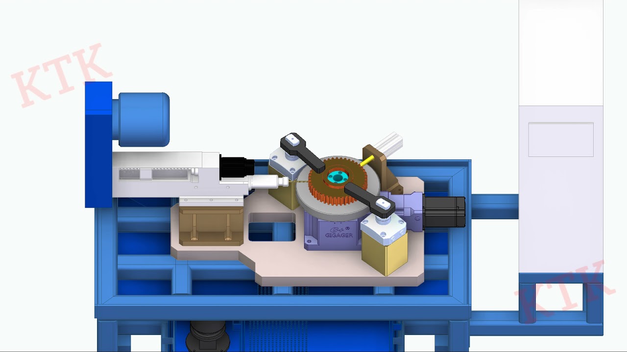 KTK MAKE SERVO INDEXING AND SERVO DRILLING MACHINE (CONCEPTUAL DESIGN ...