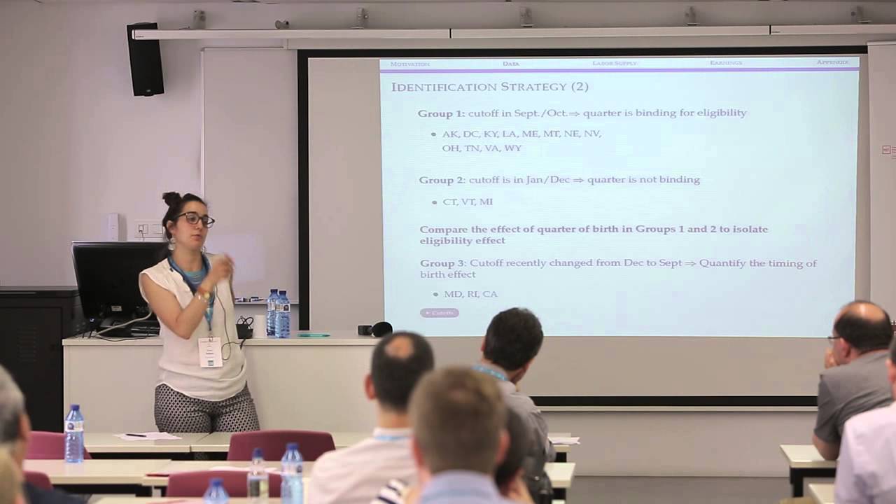 Emilia Soldani - CEAR-HCEO-MOVE Workshop on Family Economics 2015 - YouTube