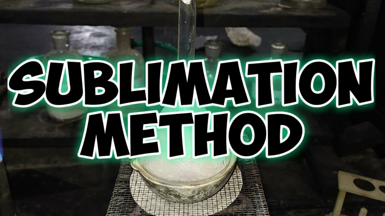 Sublimation | Chemistry practical | Purify given compound using ...