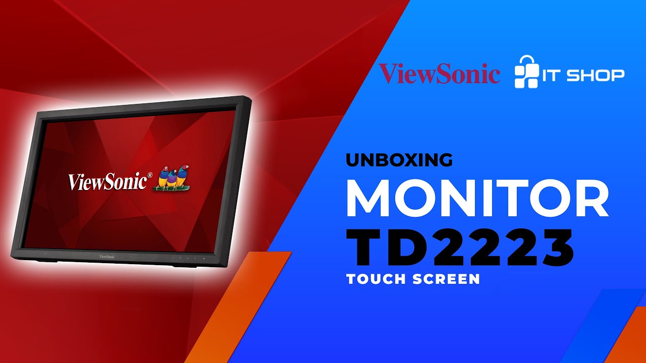 Unboxing ViewSonic Monitor TD2223: Kombinasi Kualitas dan Kinerja - YouTube