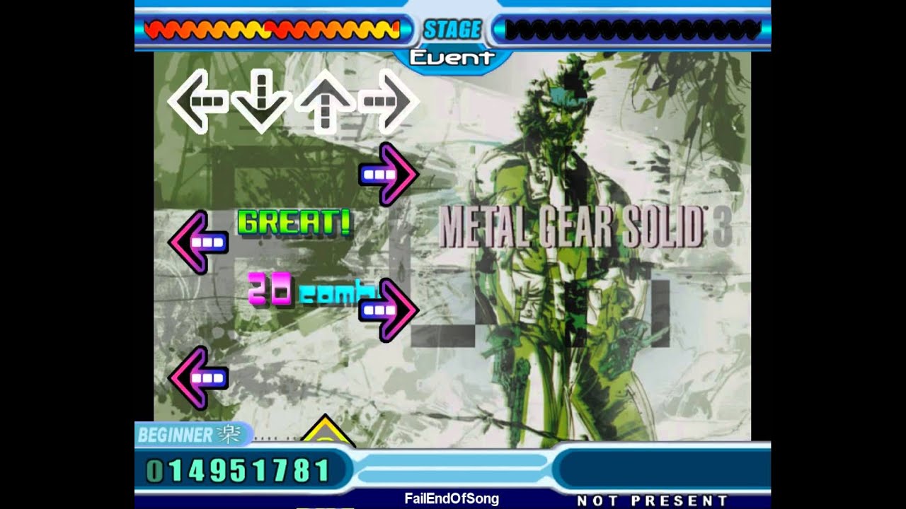 MGS (Metal Gear Solid 2&3 Theme) Stepmania - YouTube