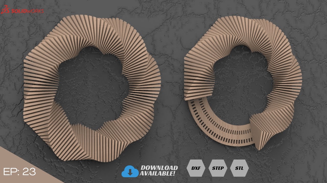 Solid works - Furniture Design | Parametric Wall design | Geometric ...