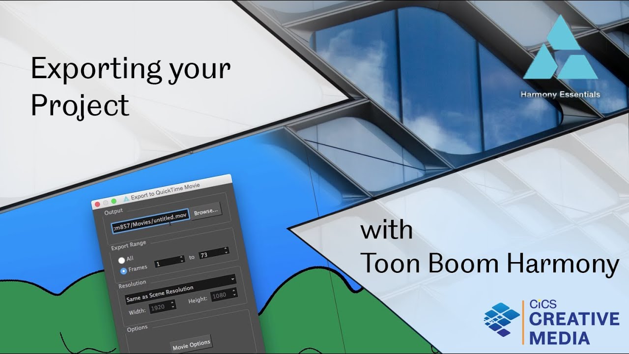 Toon Boom Harmony - Exporting your project - YouTube