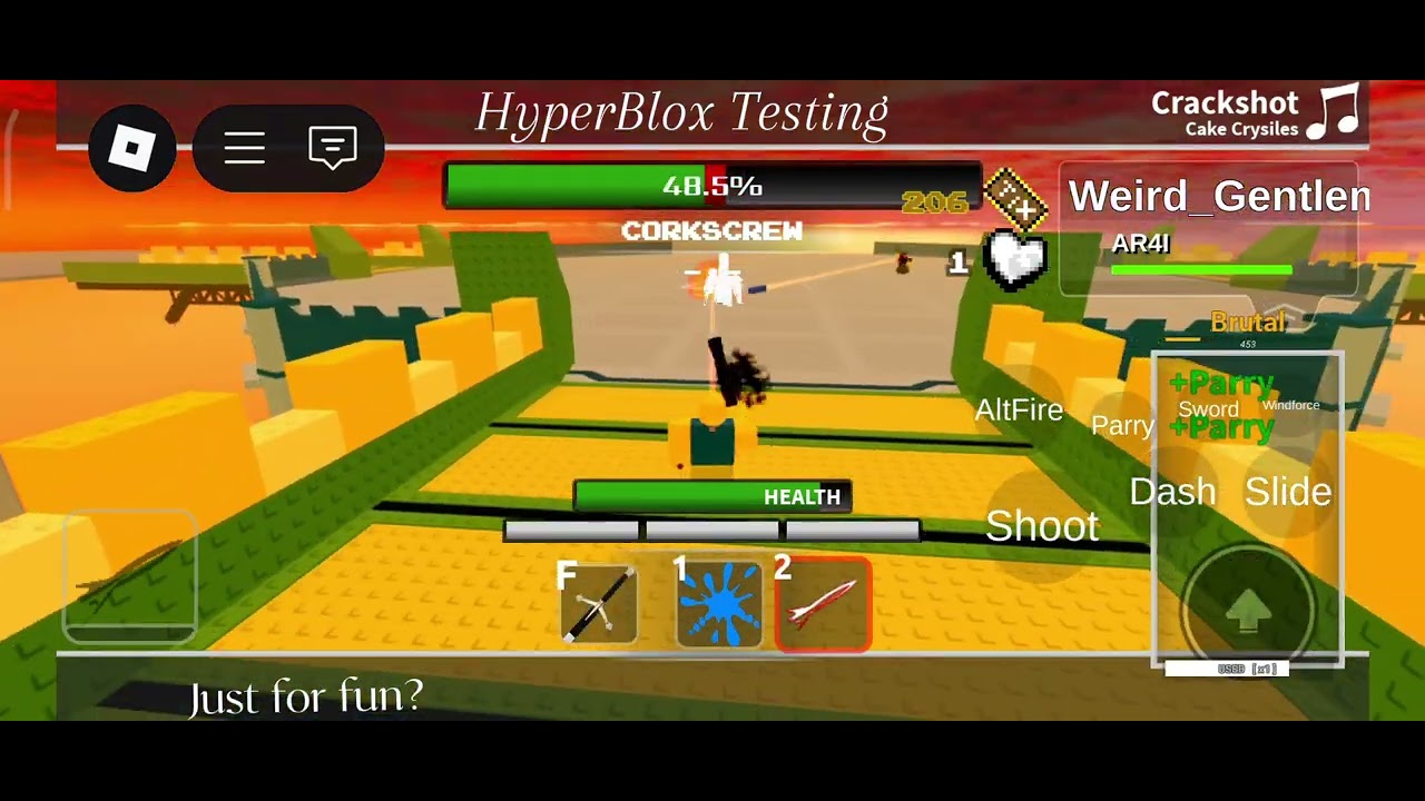 HyperBlox Test Gameplay! I started like 2 days ago, you can hate on me ...