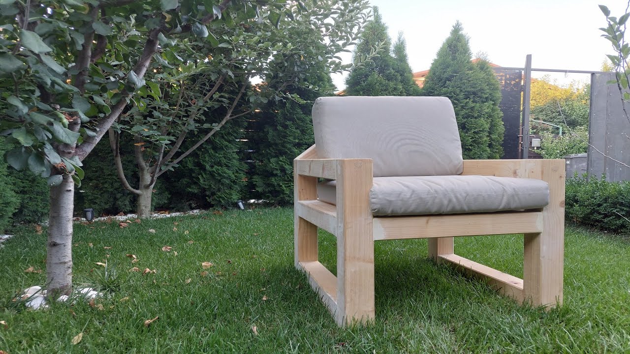 Mobilier de gradina din lemn. DIY! (partea 2) - YouTube