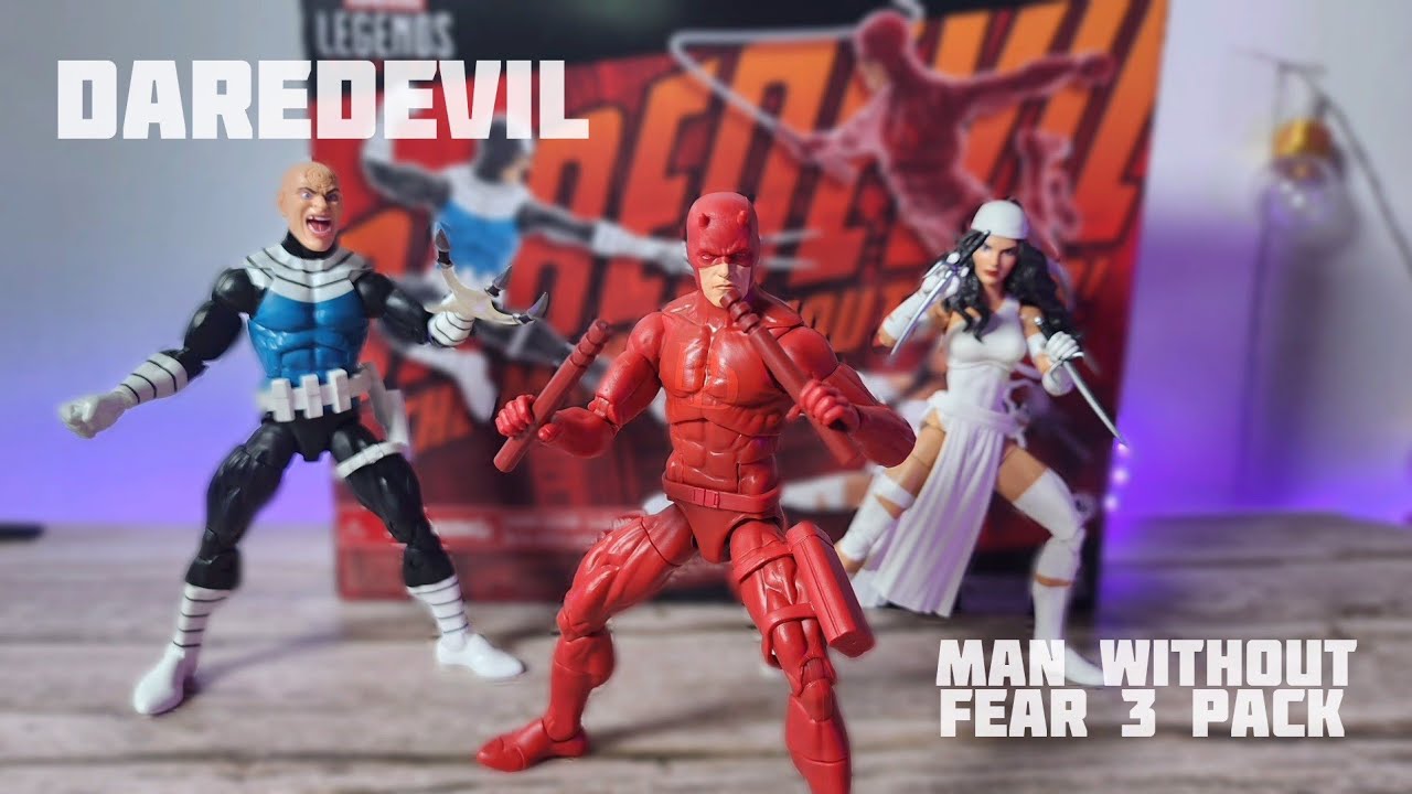 Marvel Legends Daredevil Man Without Fear 3 Pack Action 2022 Figure ...