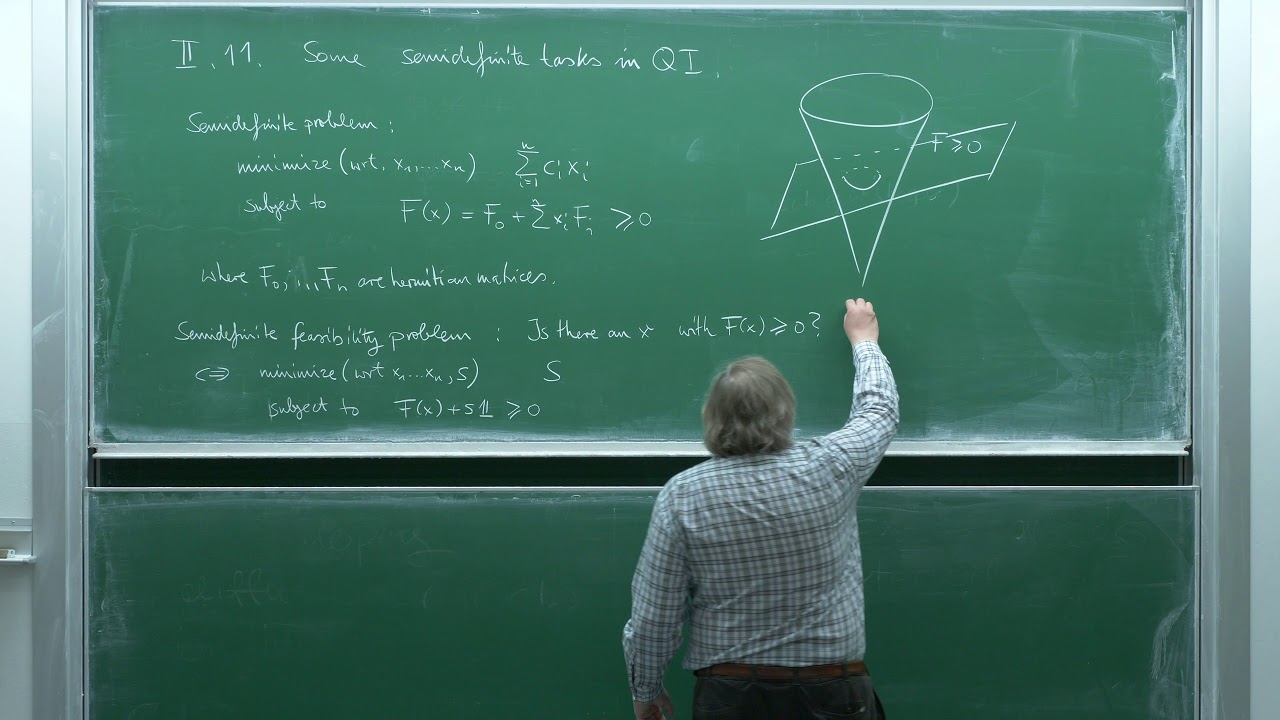 Mathematical methods of quantum information theory, Lecture 17 - YouTube