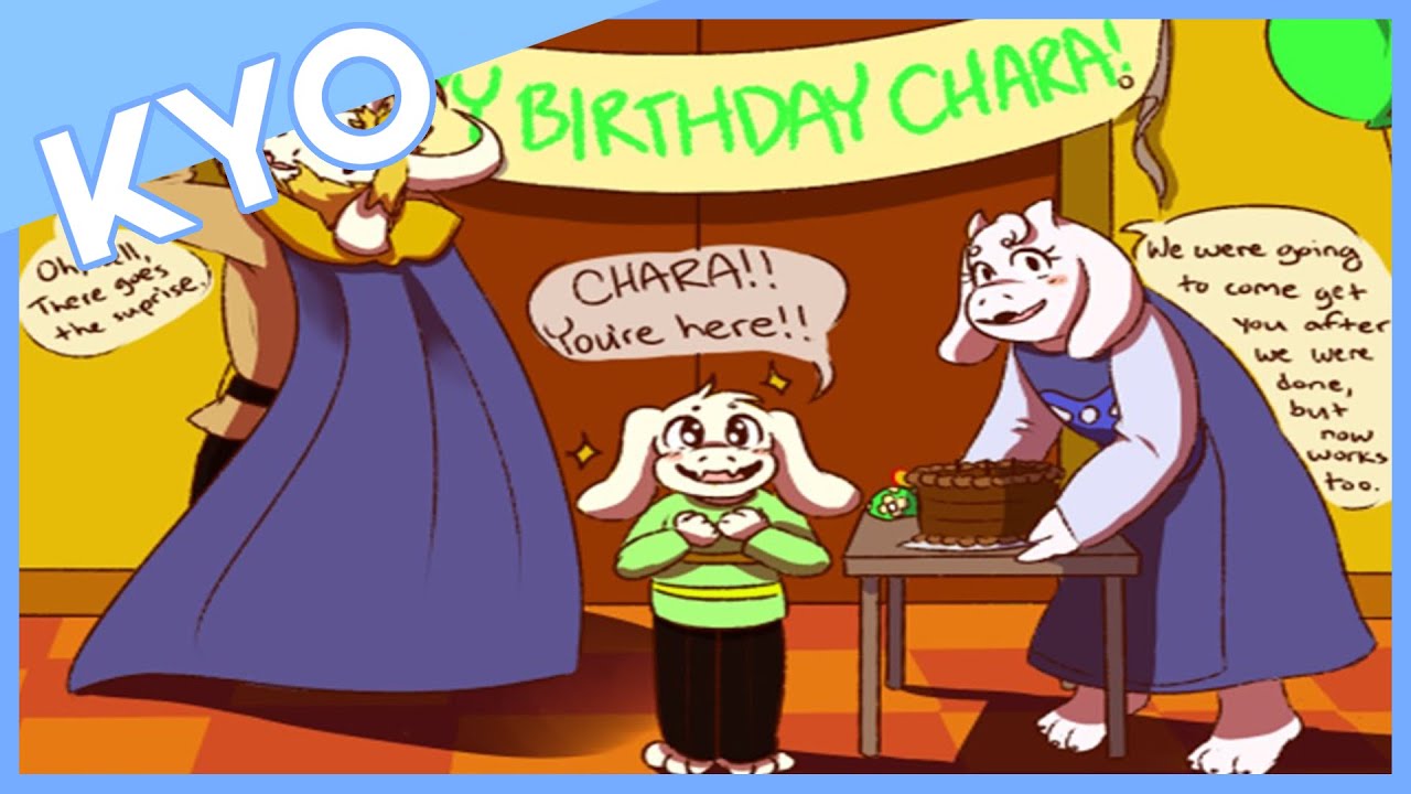 Chara’s Birthday Present (Heartwarming Undertale Comic Dub) - YouTube