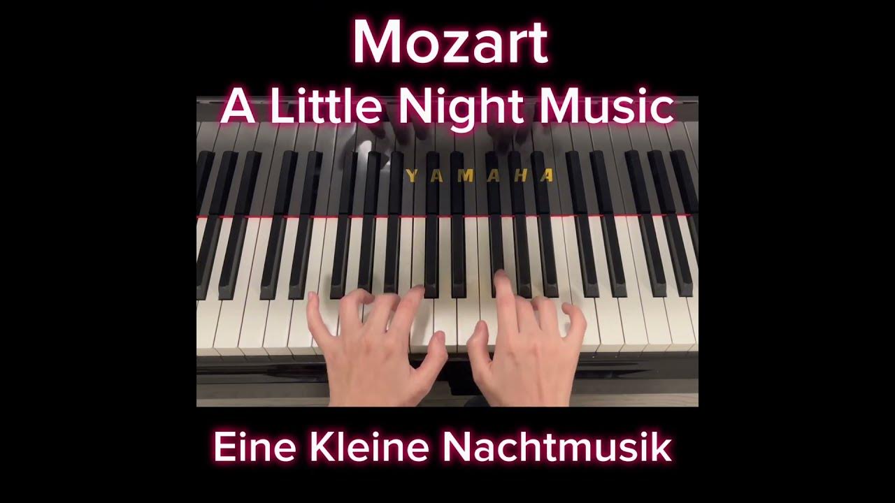 Mozart Eine Kleine Nachtmusik (A Little Night Music) piano - YouTube
