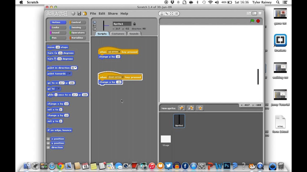 Advanced Scratch Ping Pong Game- Part 1 - YouTube