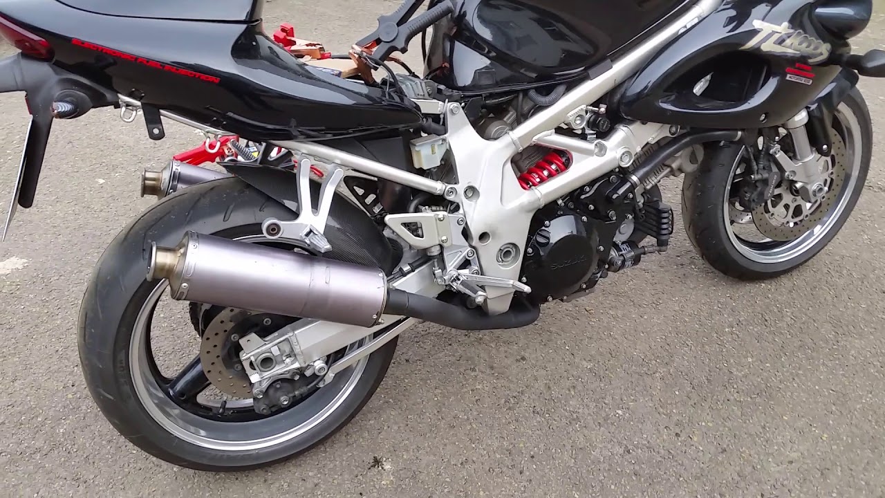 Suzuki TL1000S Rombo Sport Auspuff Exhaust - YouTube