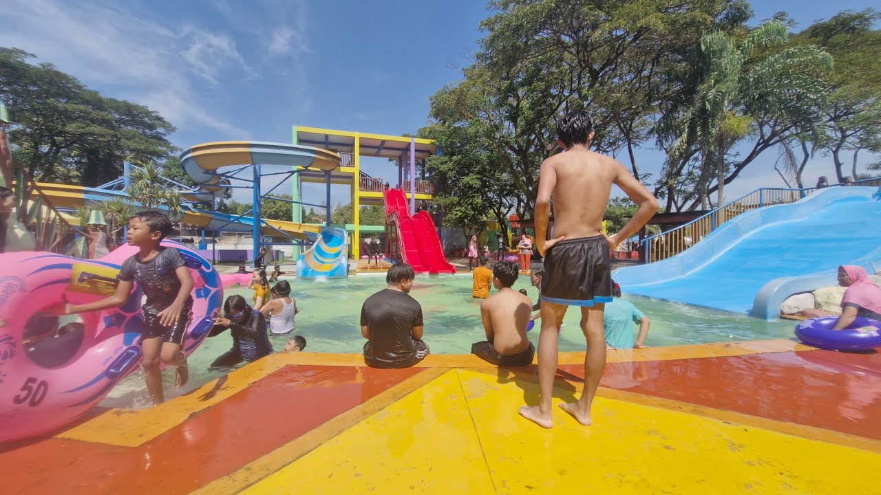 Little Swim at Citra Indah Waterpark, Jonggol - YouTube