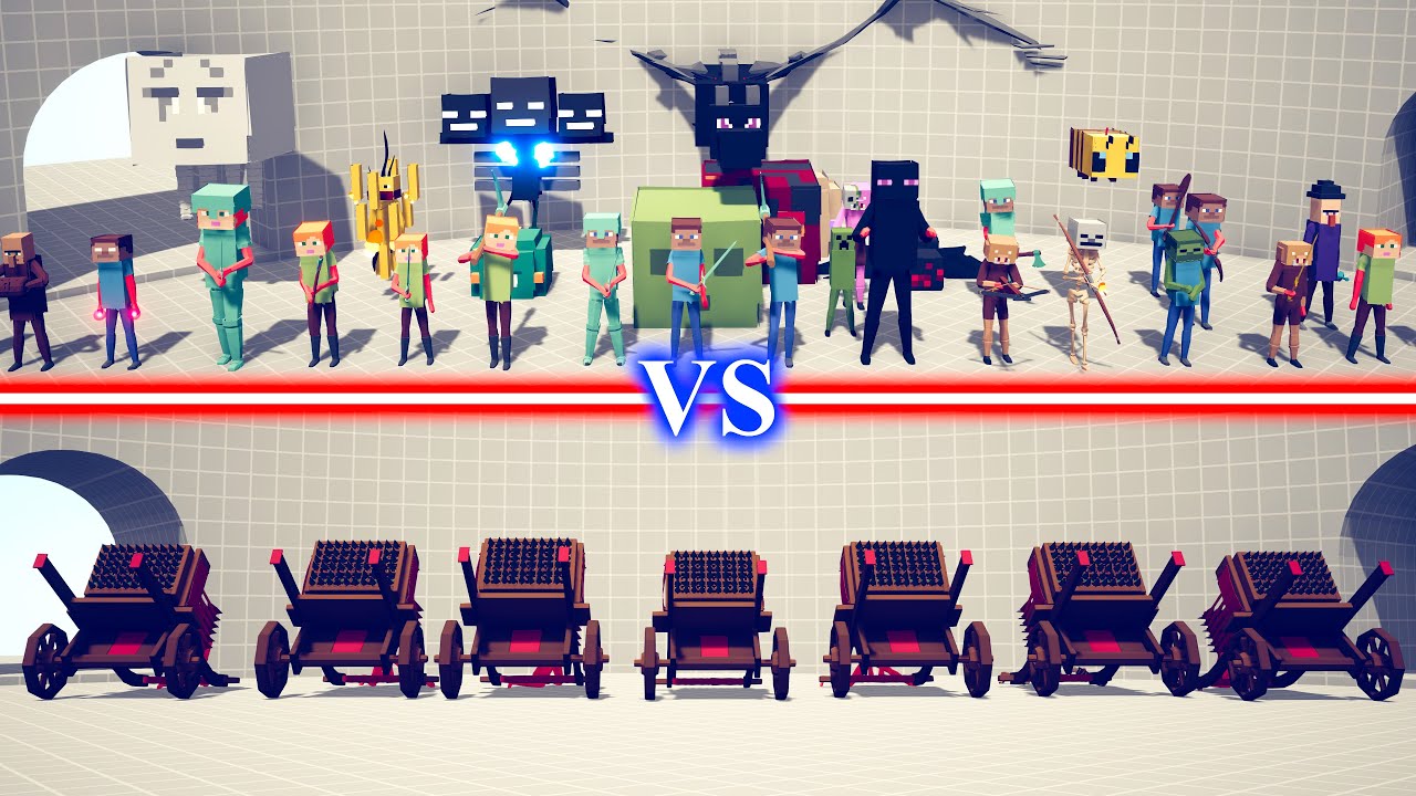 MINECRAFT TEAM vs HWACHA TEAM - Totally Accurate Battle Simulator TABS ...