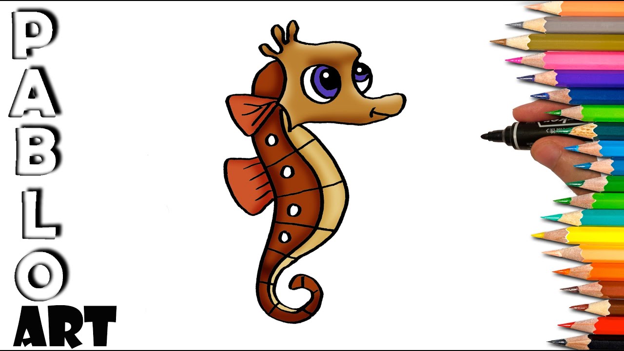 How to draw Sheldon from Finding Nemo | Learn to Draw step by step ...