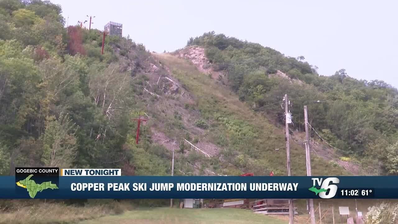 $20M ski jump modernization underway at Copper Peak - YouTube