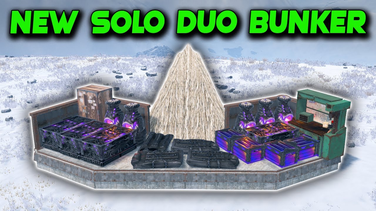 NEW SOLO DUO BUNKER In Rust | Rust Base Design 2026 - YouTube